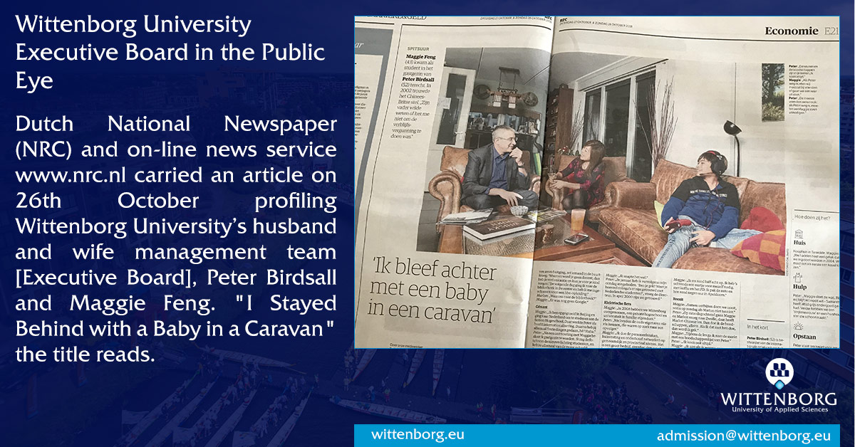 Wittenborg University Executive Board in the Public Eye