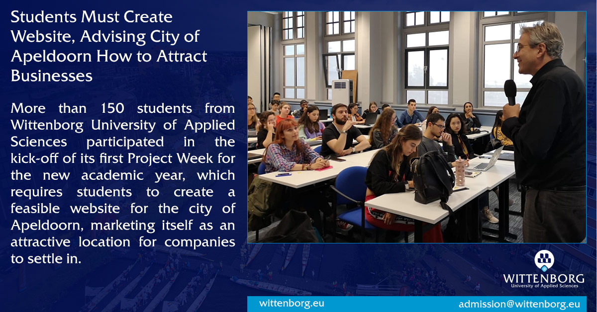 Marketing a City is Students' First Project Week Assignment