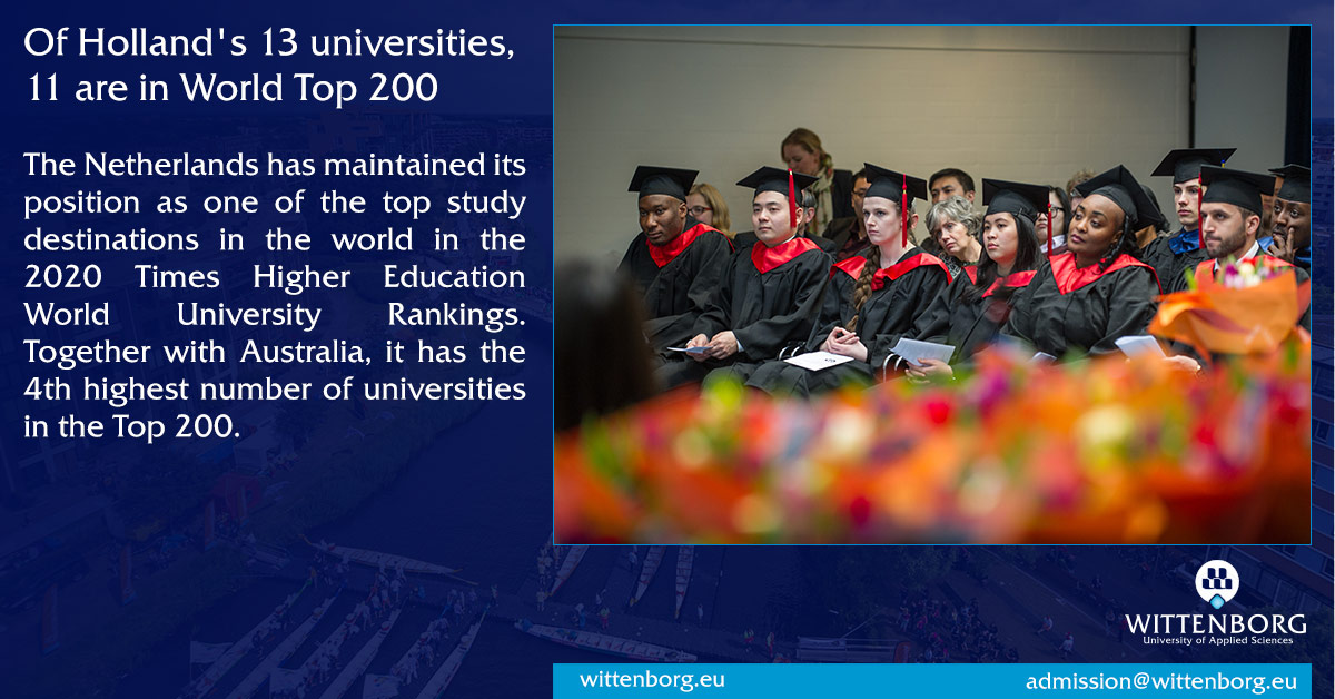 Netherlands Still One of World's Top Study Destinations - THE Rankings