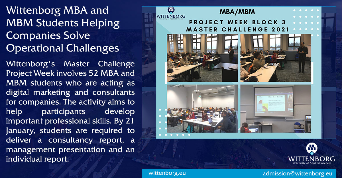 Master Challenge Offers Students a Real-Life Consulting Experience