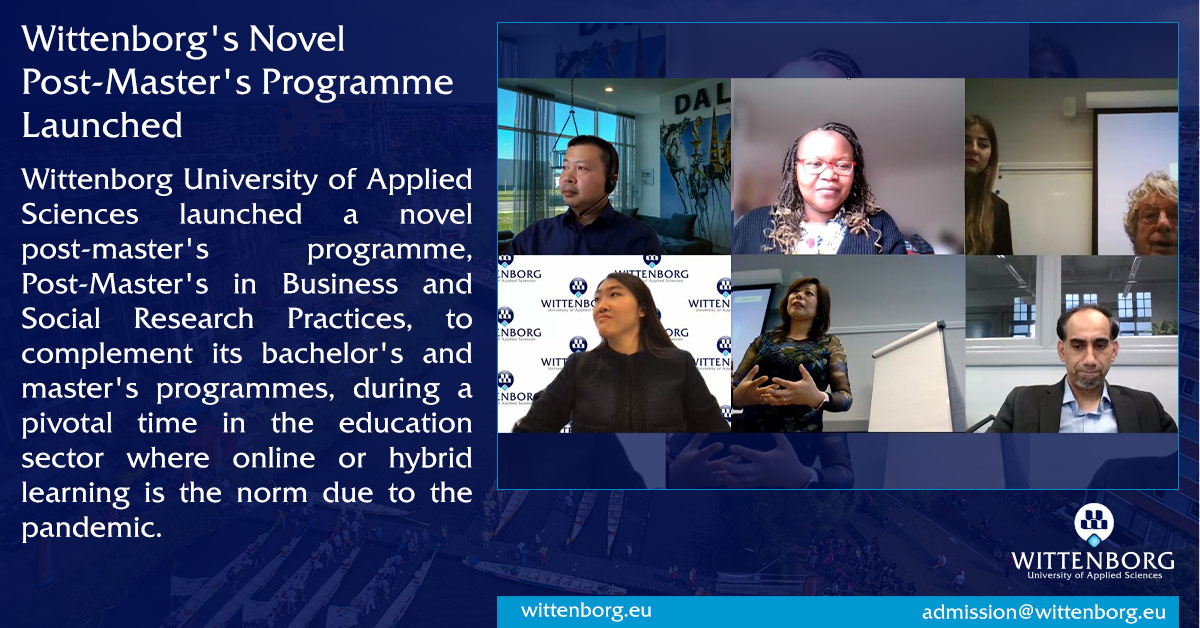 Wittenborg's Novel Post-Master's Programme Launched