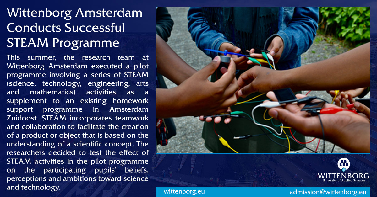 Wittenborg Amsterdam Conducts Successful STEAM Programme