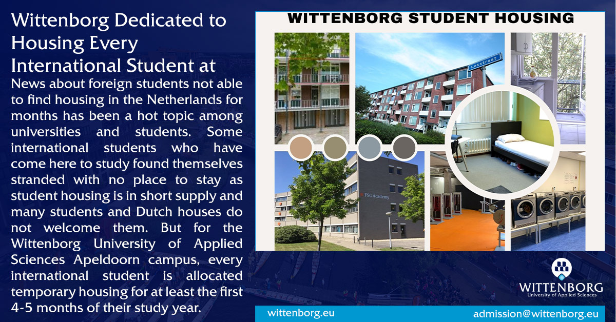 International Students Ensured Housing at Wittenborg Apeldoorn