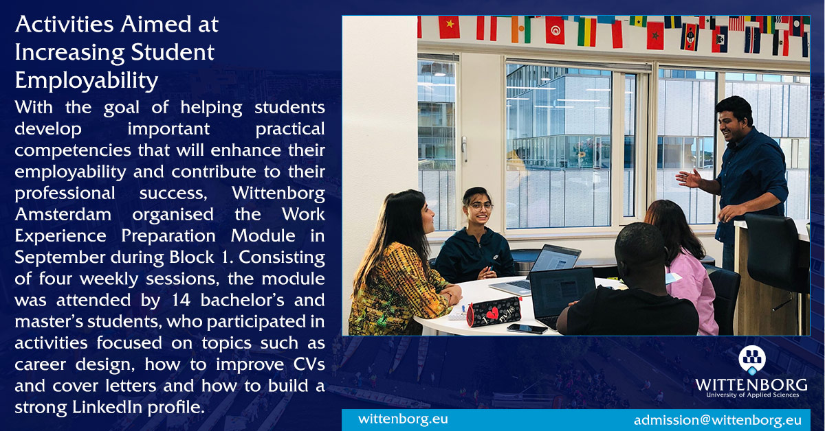 Work Placement Preparation Module Helps Students Develop Professional ...