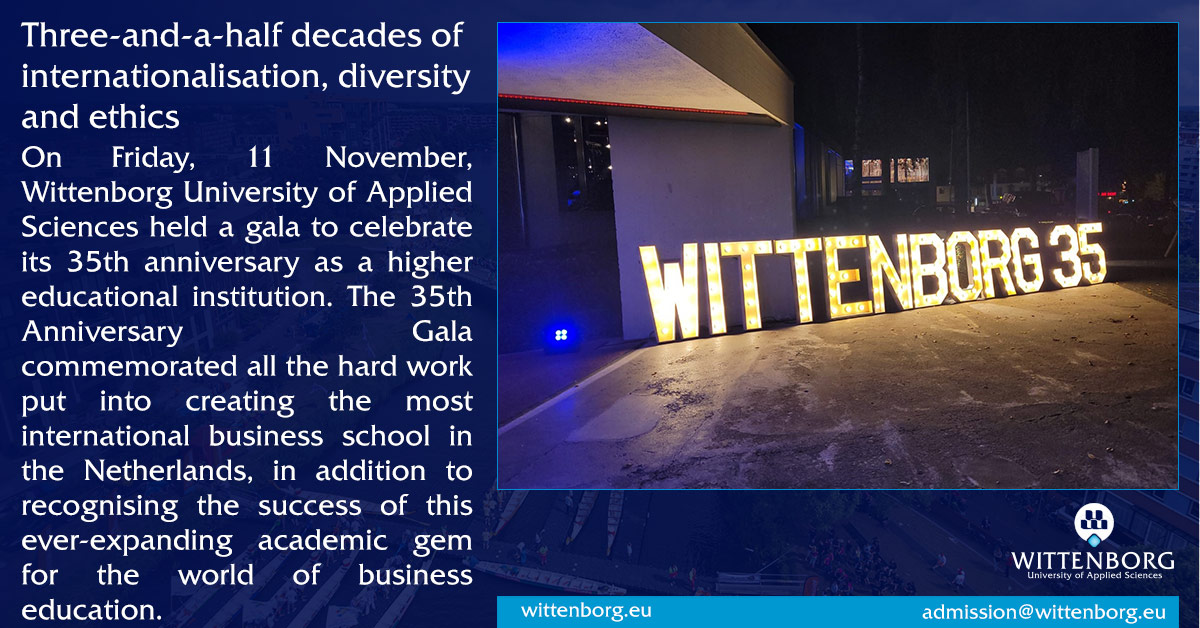 Better Yourself, Better Our World: Celebrating 35 Years of Wittenborg