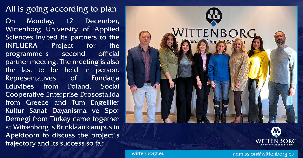 Wittenborg Hosts 2nd INFLUERA Partner Meeting at Brinklaan Campus