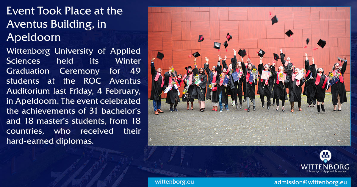 Winter Graduation Ceremony Celebrates the Achievements of 49 Students