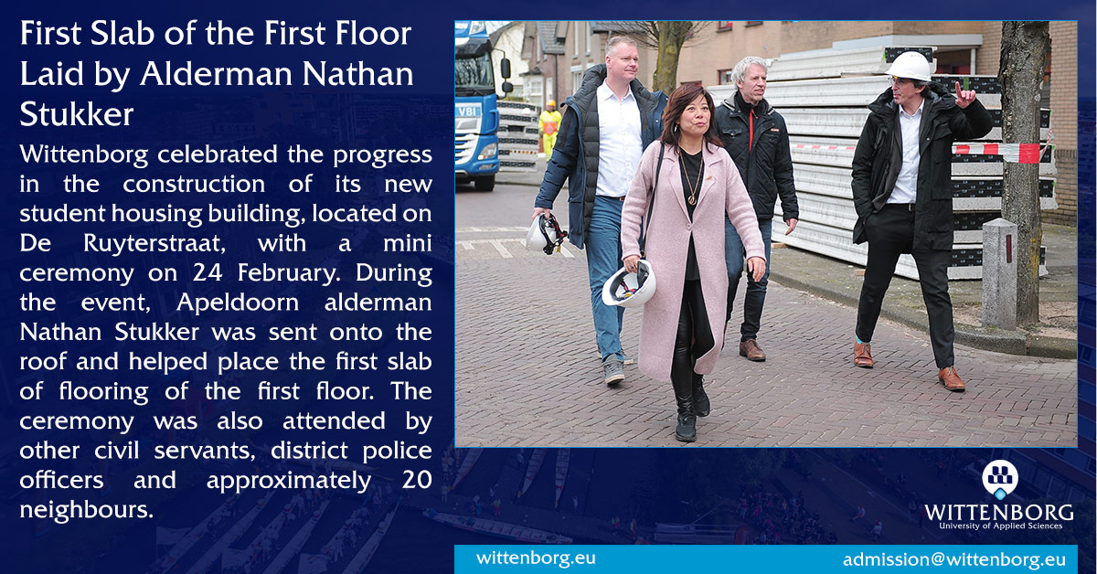 Wittenborg Celebrates Progress in the Construction of New Student ...