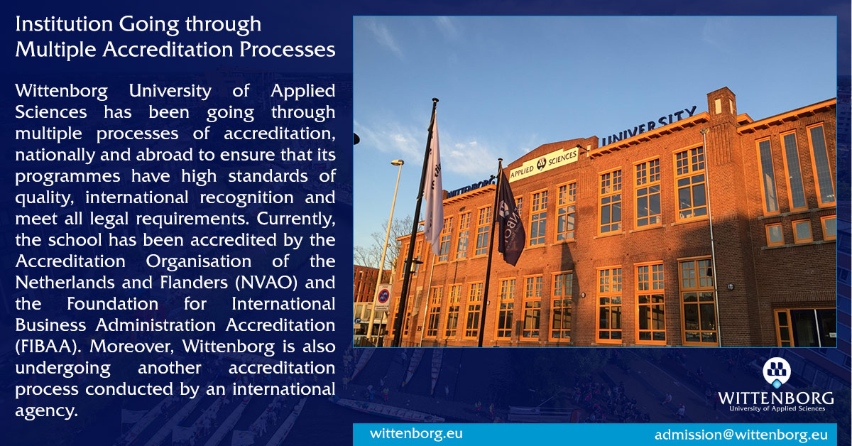 Wittenborg Working towards International Recognition