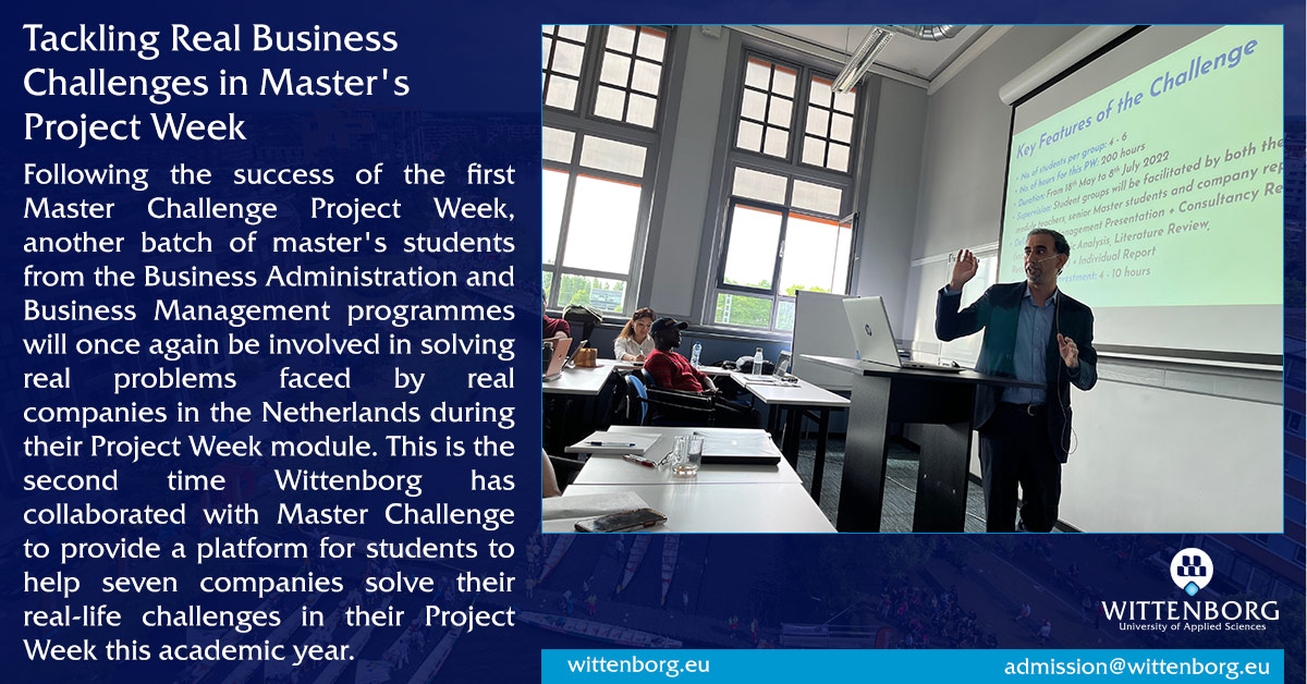 Tackling Real Business Challenges in Master's Project Week