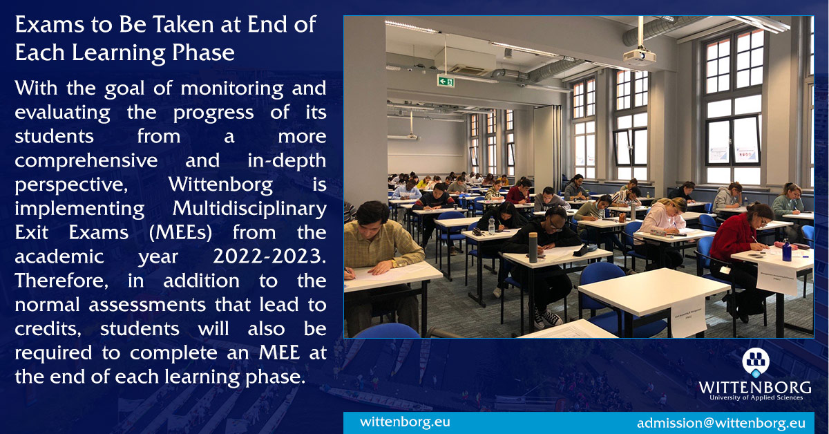 Wittenborg Adopts Multidisciplinary Exit Exams (MEEs)