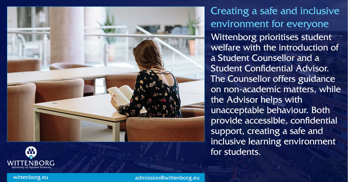 Wittenborg introduces Student Counsellor and Student Confidential Advisor