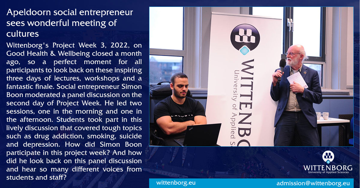 WUAS Project Week from the Perspective of Simon Boon