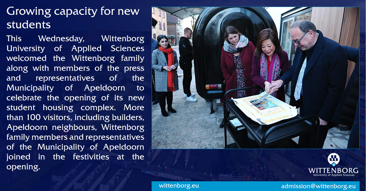 Wittenborg Opens Stunning New Student Housing Complex in Apeldoorn