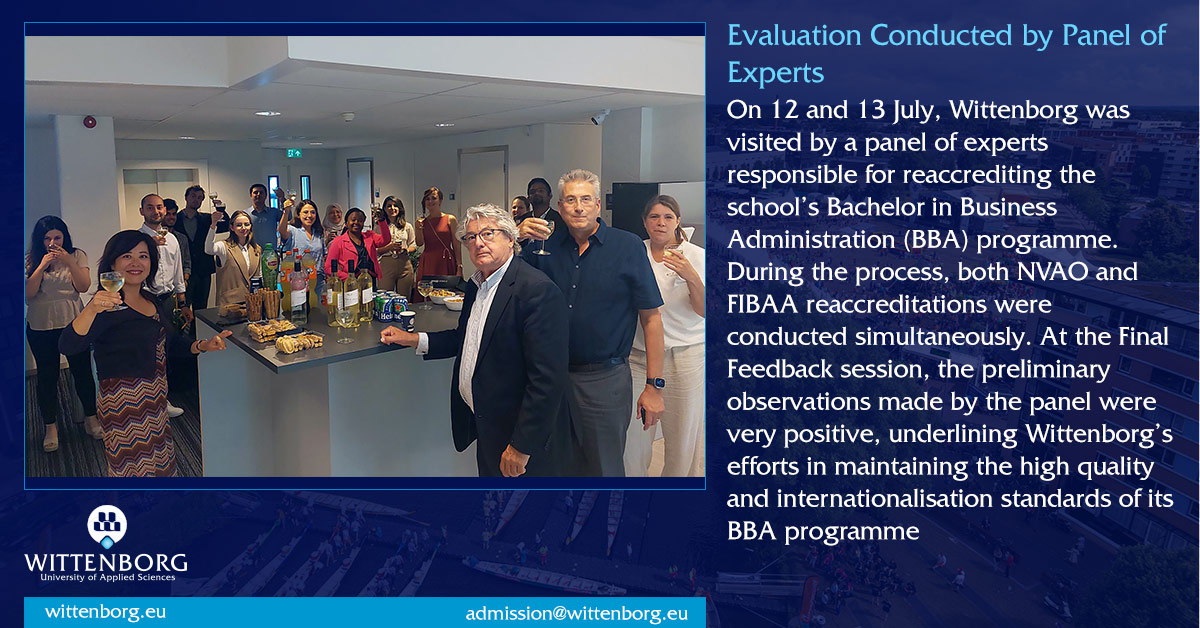 Wittenborg’s BBA Programme Gets Positive Feedback for Reaccreditation