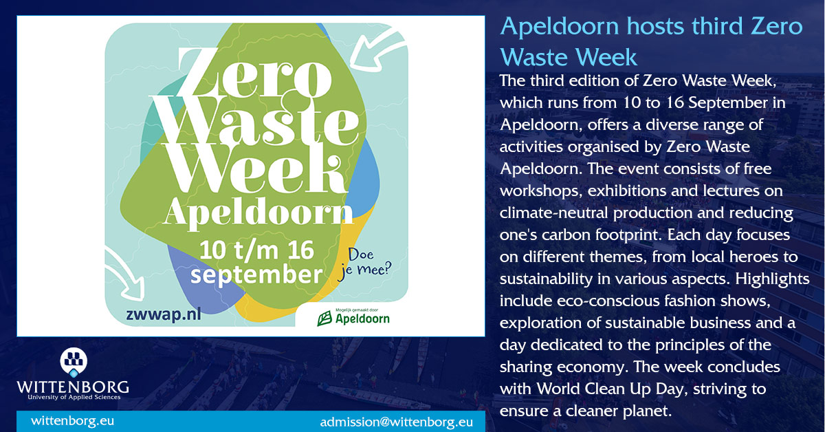 Apeldoorn hosts third Zero Waste Week